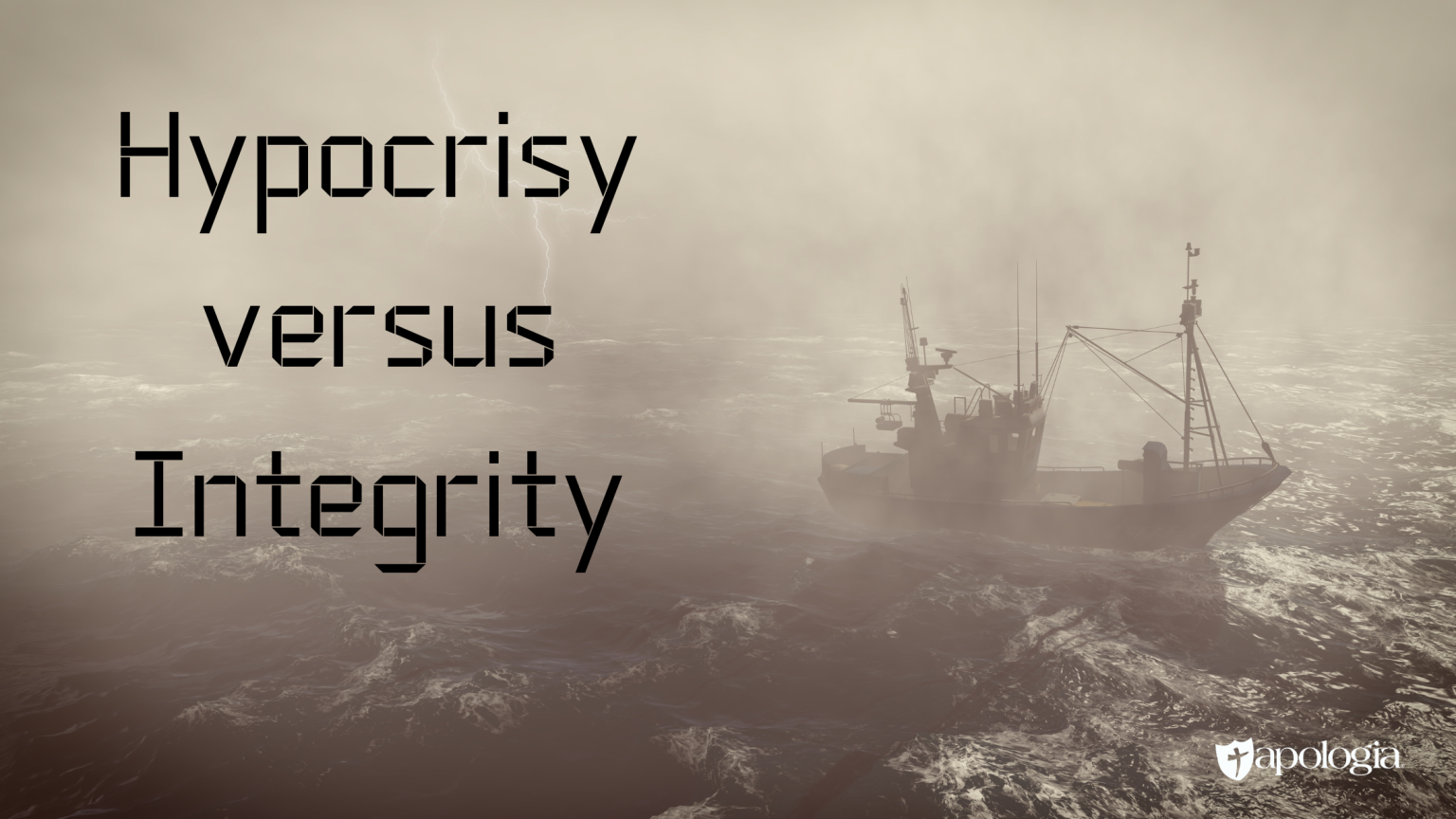Hypocrisy versus Integrity - Apologia