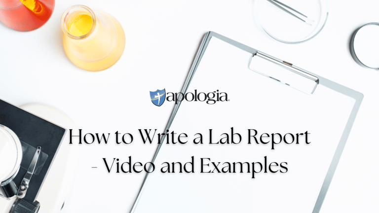 How to Write a Lab Report - Video and Free Guide - Apologia