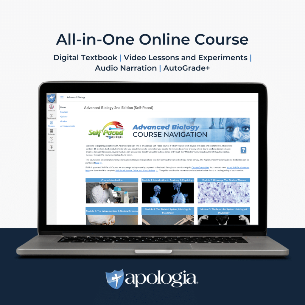 Self-Paced Online: Advanced Biology - Apologia
