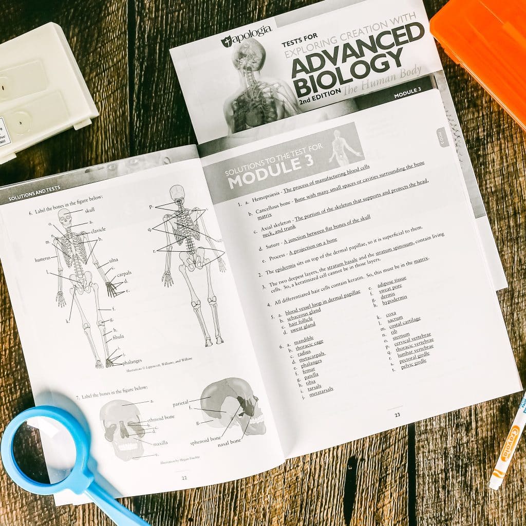 Advanced Biology Solutions Manual + Tests - Apologia