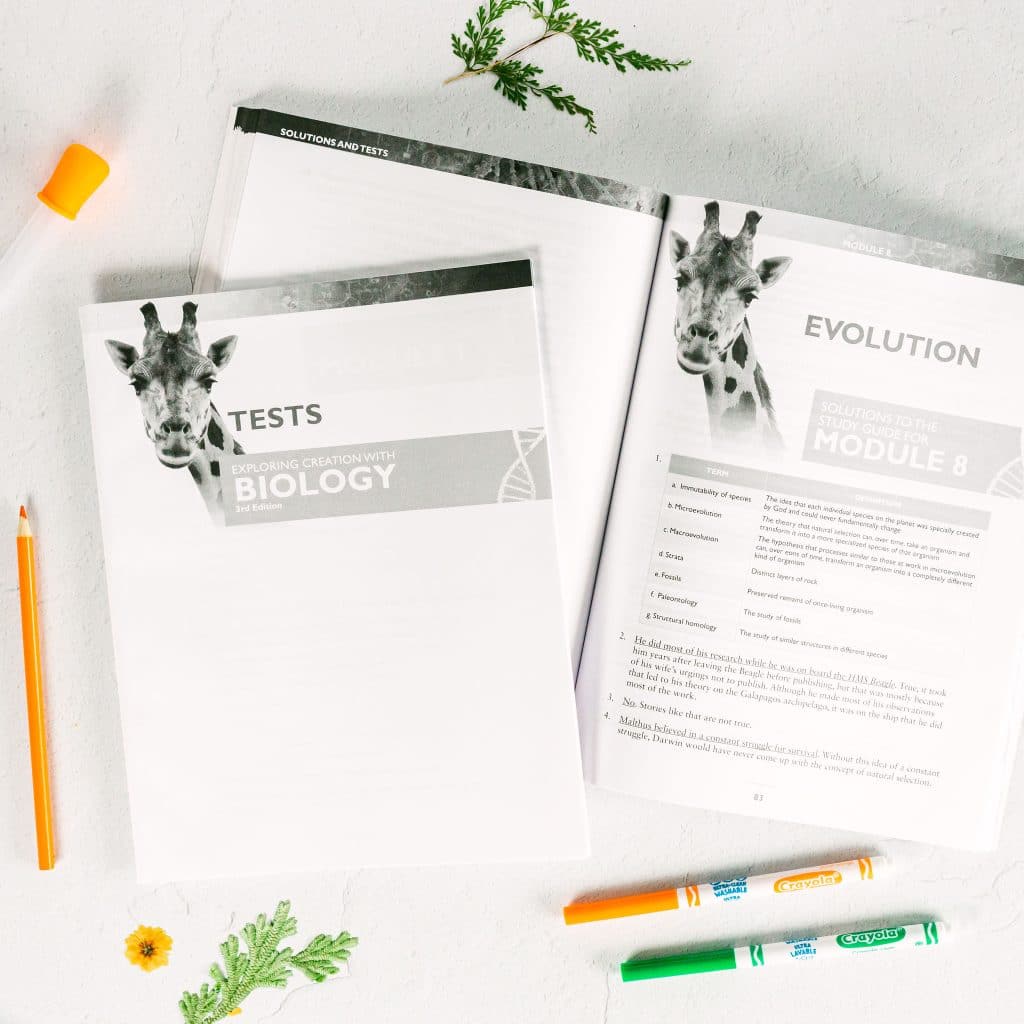 Biology Solutions Manual + Tests - Apologia