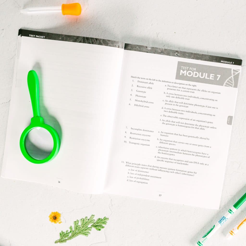 Extra Biology Tests - Apologia