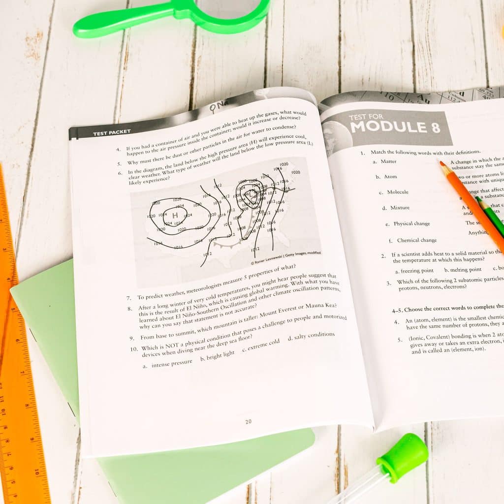 Extra General Science Tests - Apologia