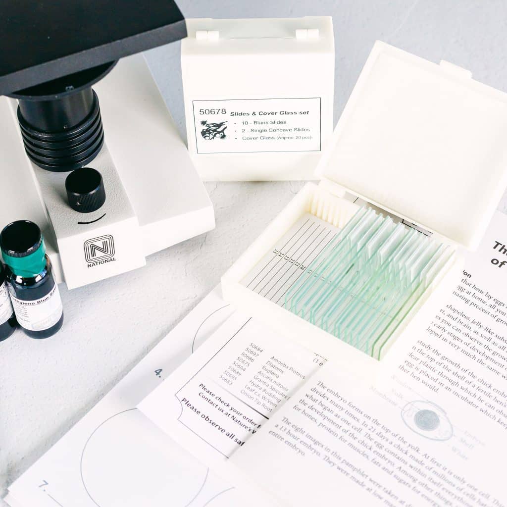 Biology Microscope and Complete Slide Set - Apologia