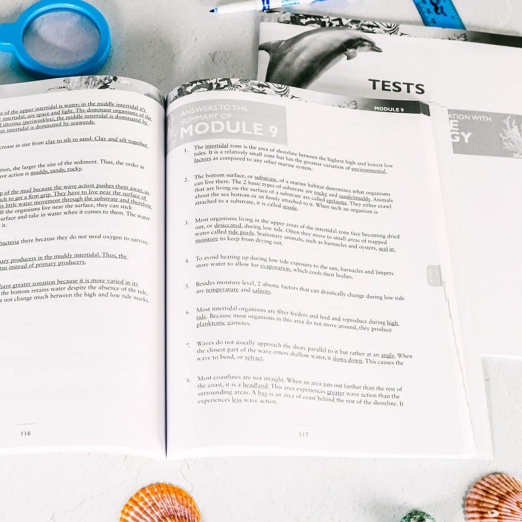 Marine Biology Solutions Manual + Tests - Apologia