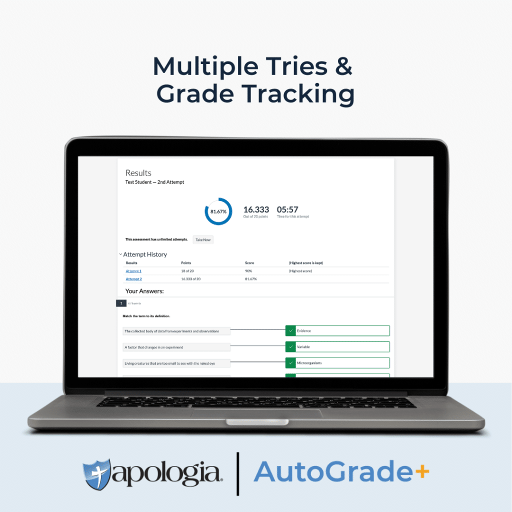 Simplify General Science with AutoGrade+ from Apologia