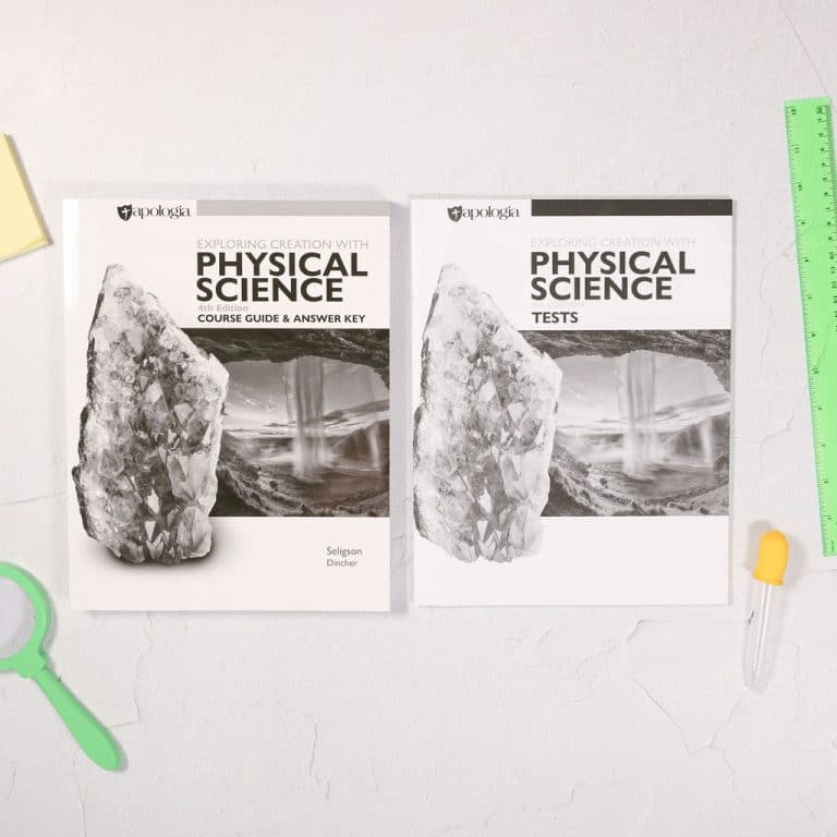 Physical Science Course Guide & Answer Key + Tests - Apologia