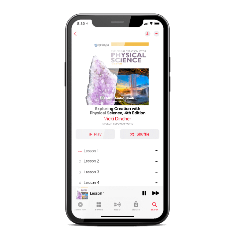 Physical Science Audiobook - Apologia