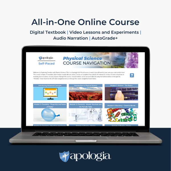 Self-Paced Online: Physical Science - Apologia