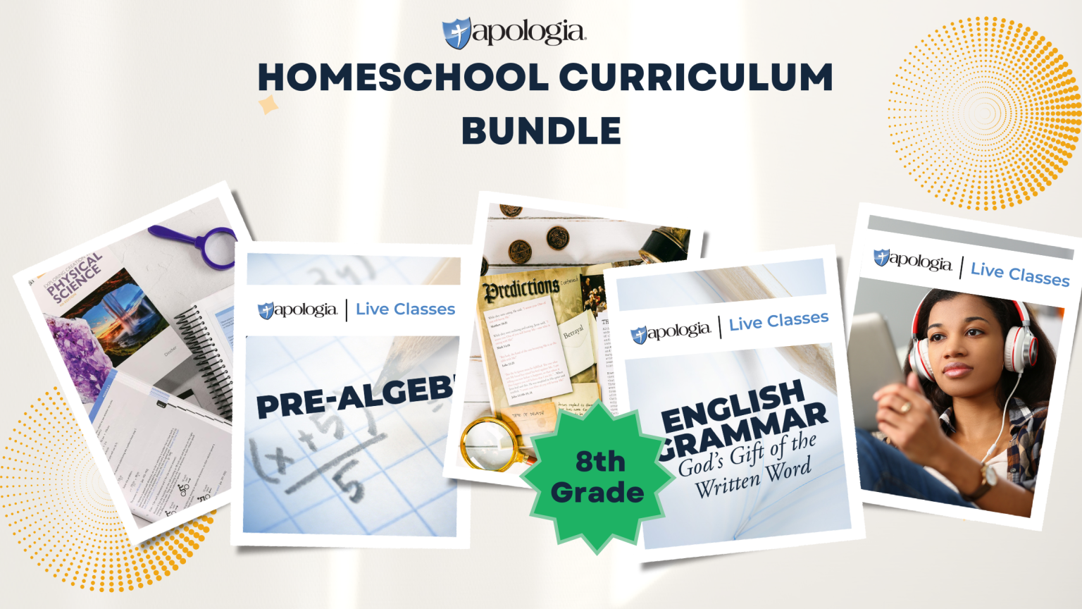 8th Grade Curriculum Bundle - Apologia